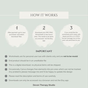 Vicious Flower CBT Worksheets, Therapy Tools, Coaching Tools, Therapist ...
