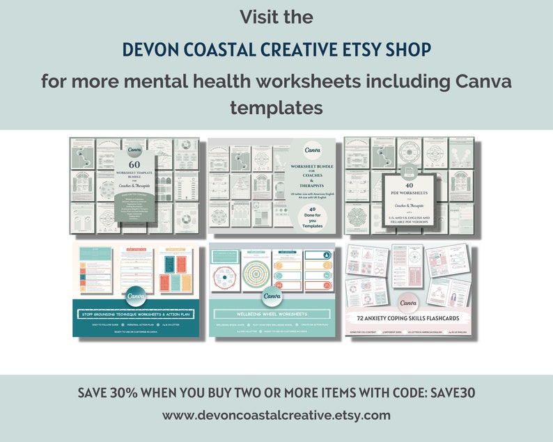 STOPP Grounding Technique PDF Worksheets, Coping Skills, Therapy ...