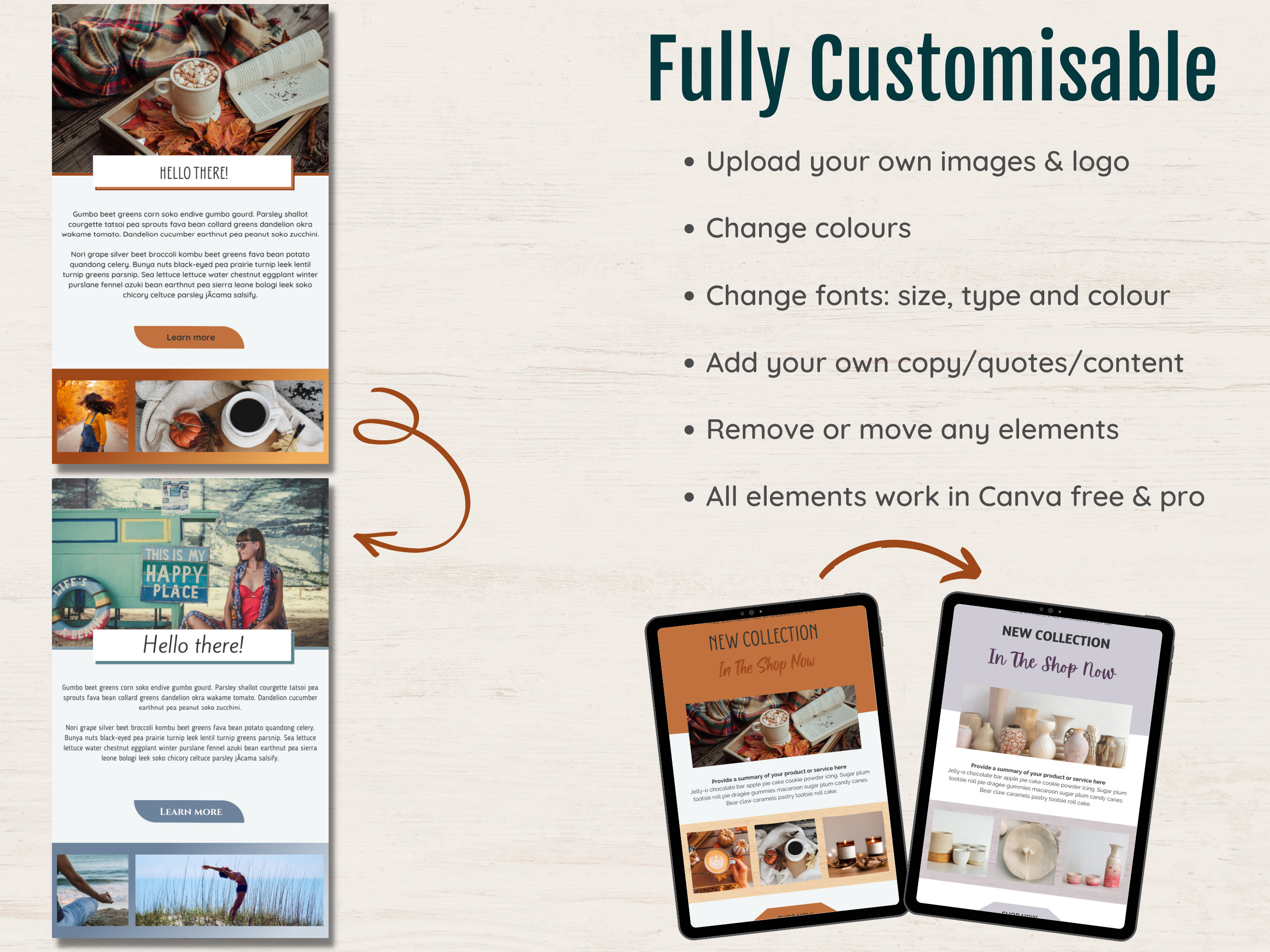 Email Templates Email Campaign Templates Email Newsletter - Etsy