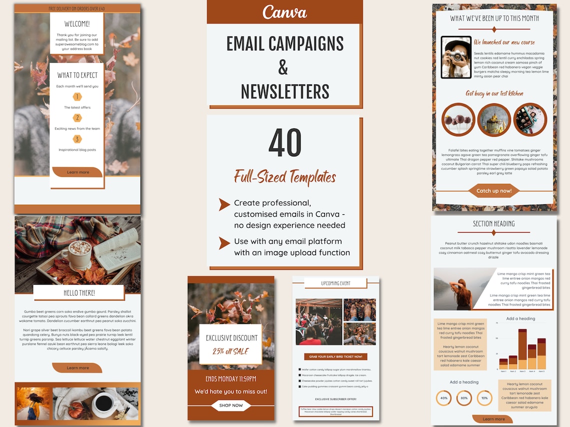 Email Templates Email Campaign Templates Email Newsletter - Etsy