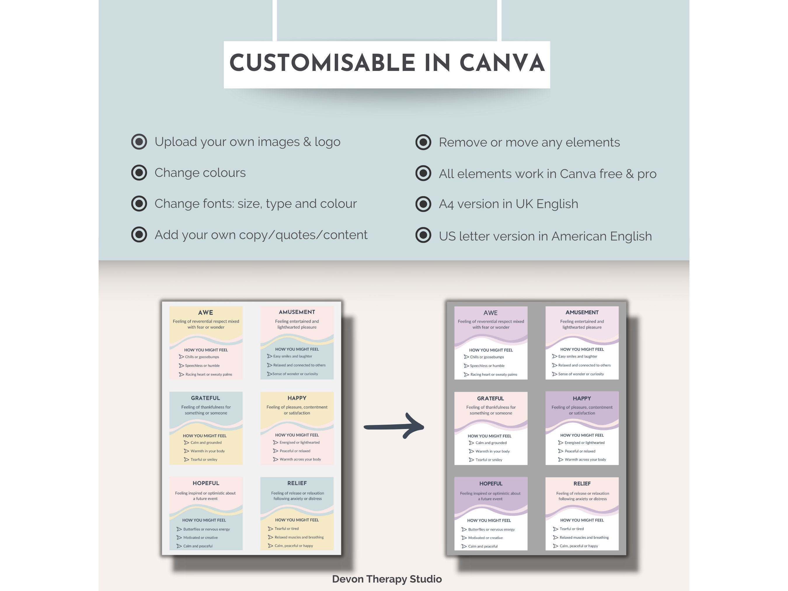 Feelings Cards, Mood Cards, Emotions Cards, Therapy Resources, Coaching ...