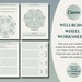 Wellbeing Wheel Life Wheel Wellness Wheel Self-reflection - Etsy