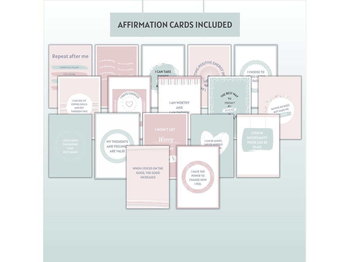 Anxiety Coping Skills Flashcards, Anxiety Tools, Therapy Tools ...