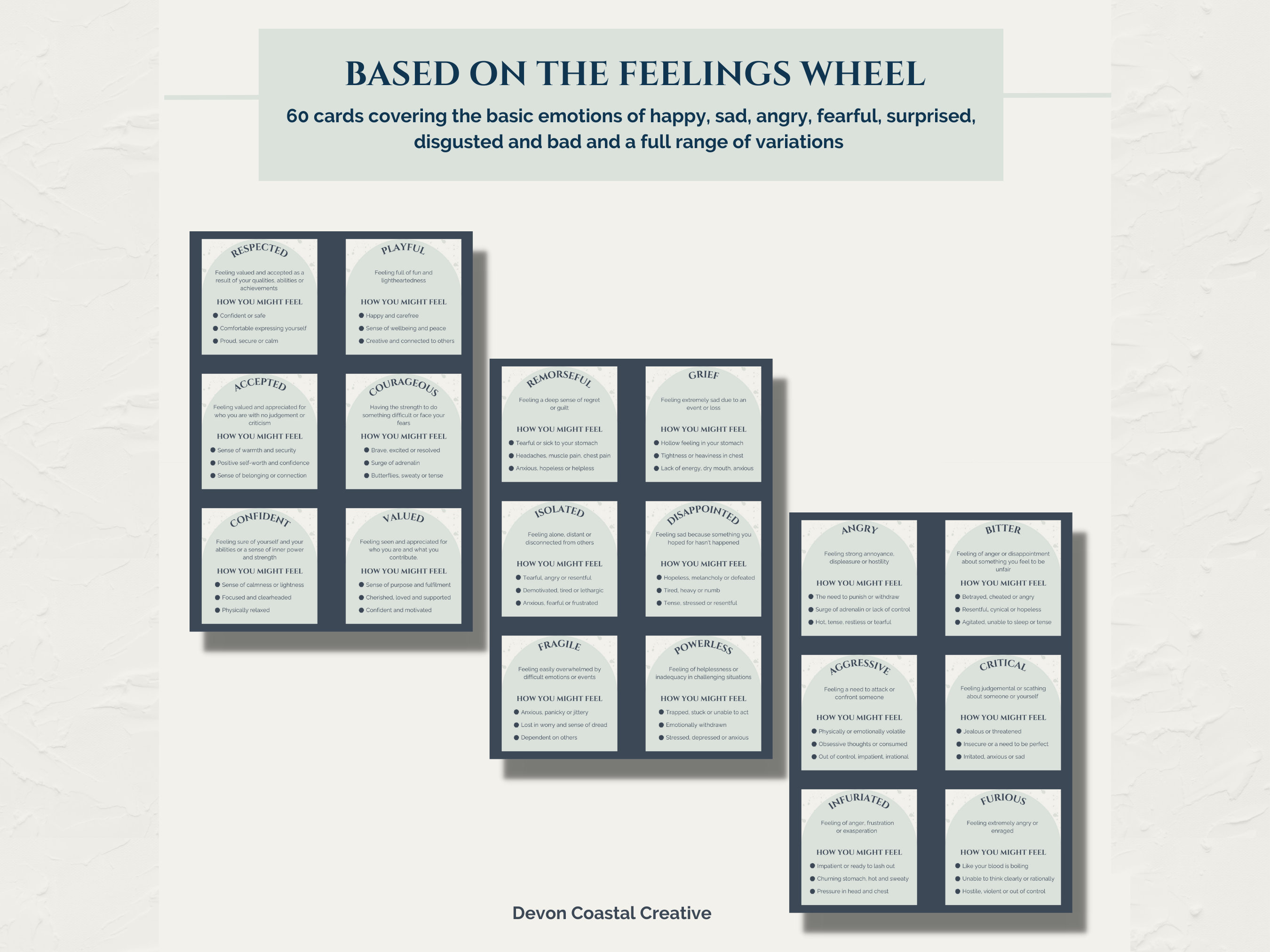 Mood Cards, Feelings Cards, Emotions Cards, Therapy Resources, Coaching ...