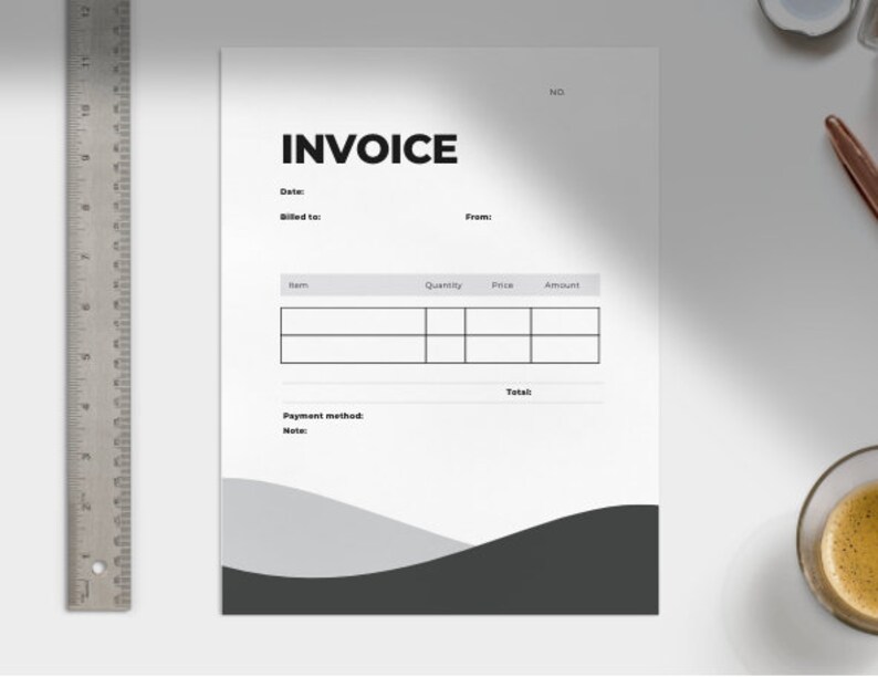 Basic Invoice Template - Etsy