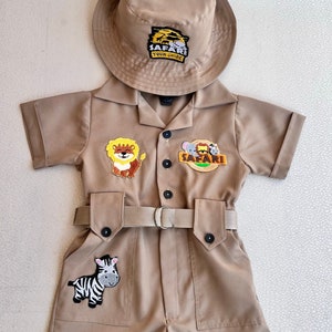 Personalized Safari Outfit for Baby & Toddler - Wild One Birthday ...