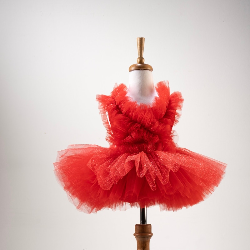 Tutu Dress Red - Etsy