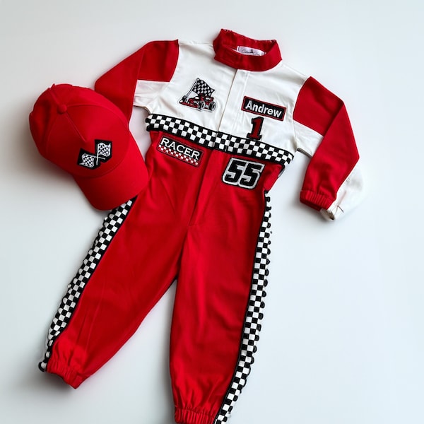Baby Boy Race Suit Costume - Etsy