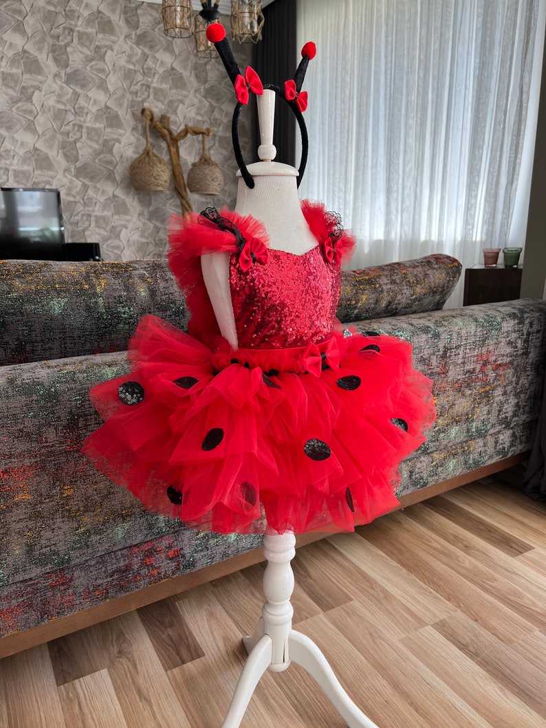 Ladybug Girls Outfit Costumeladybug Toddler Birthday Tutu - Etsy