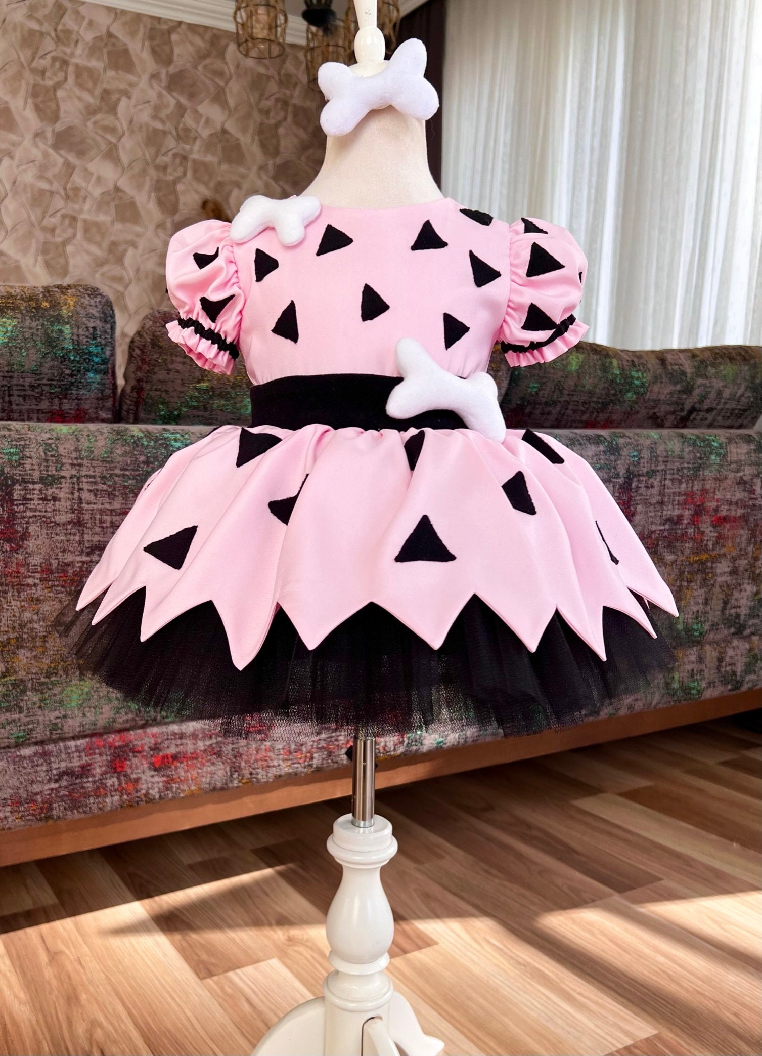 Pebbles Flintstone Costume Toddler