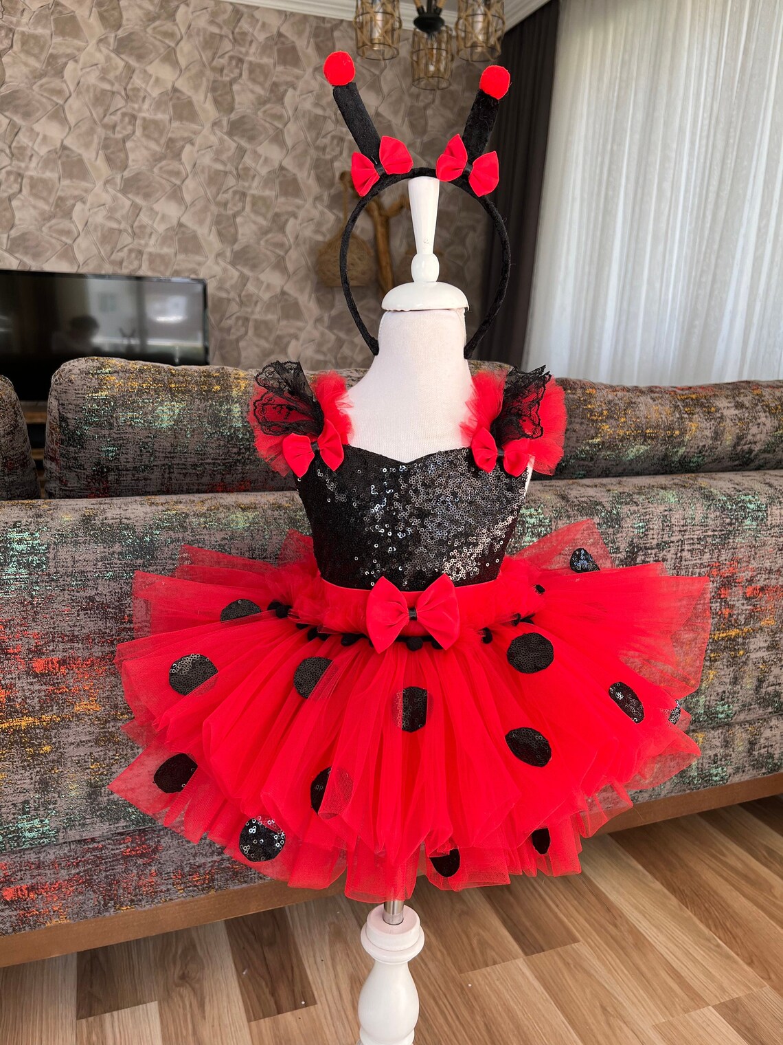 Ladybug Girls Outfit Halloween Costumeladybug Toddler - Etsy