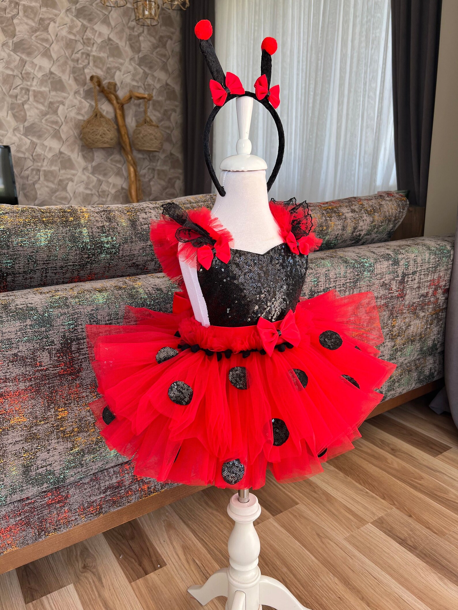 Ladybug Girls Outfit Halloween Costumeladybug Toddler - Etsy