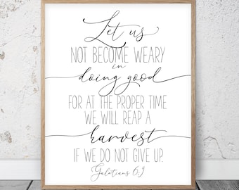 Galatians 6 9 - Etsy