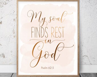My Soul Finds Rest - Etsy