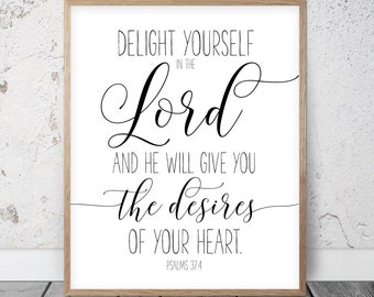 Delight in the Lord - Etsy
