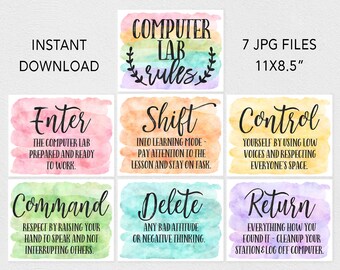 Computer Lab Decor - Etsy