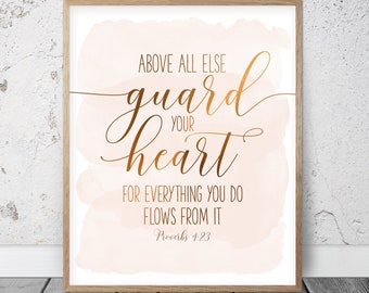 Guard Your Heart - Etsy