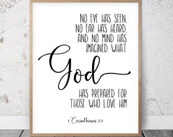 1 Corinthians 2 9 - Etsy