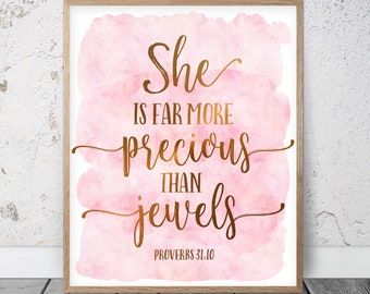 She is Far More - Etsy