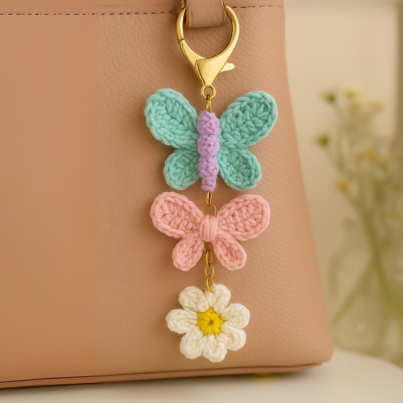 Crochet M&m Keychain - Etsy