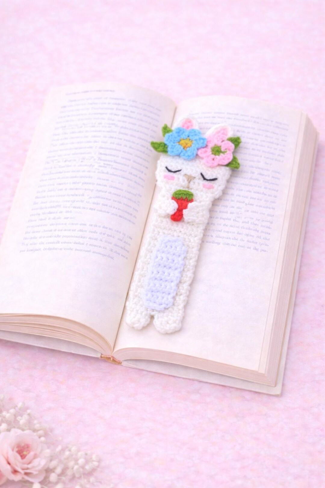 Crochet Bunny Bookmark Pattern, Floral Rabbit, Beginner Friendly (PDF ...