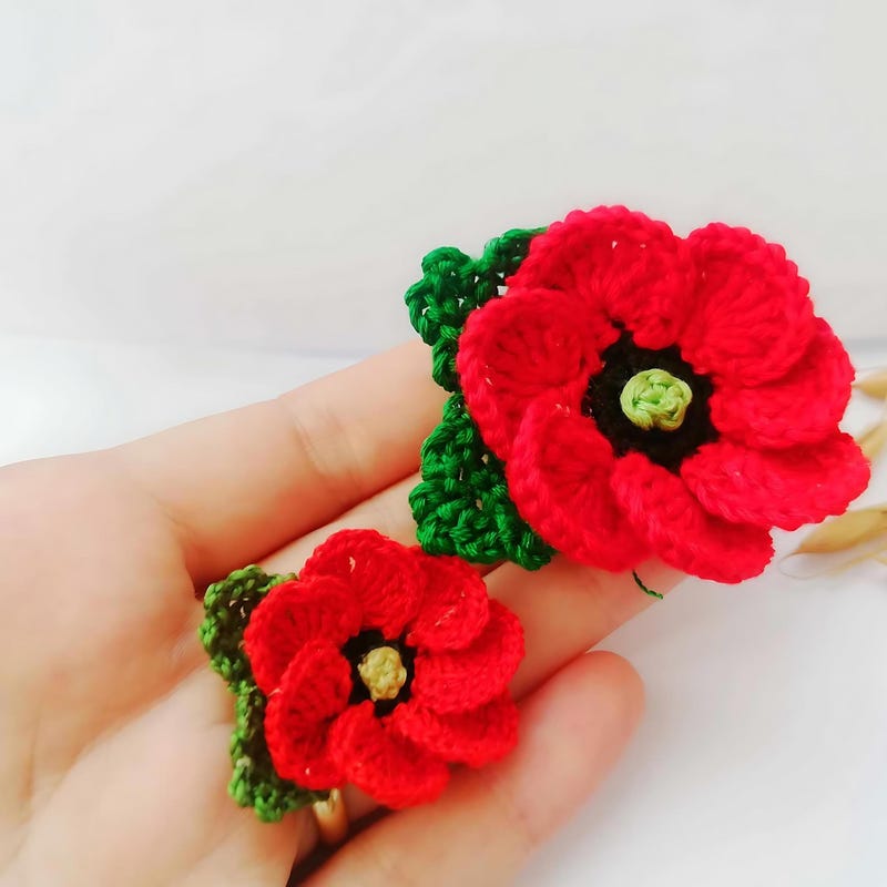 Poppy Applique - Etsy