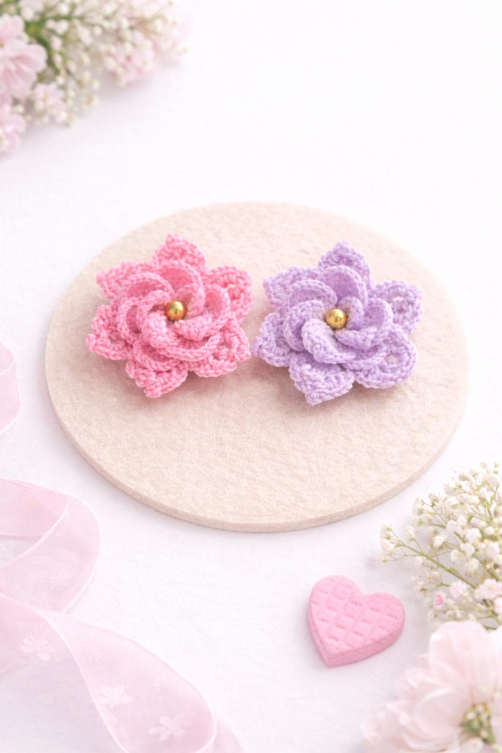 Easy Crochet Flower Pattern - 3D Layered Rose - PDF Digital Download - Etsy