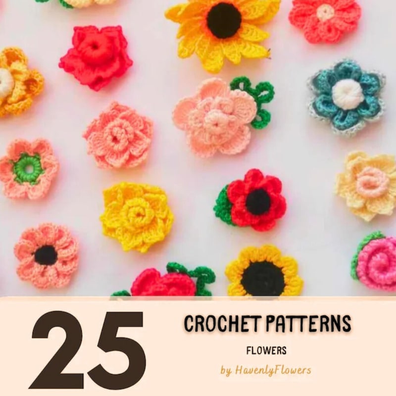 Crochet Croc Flower - Etsy