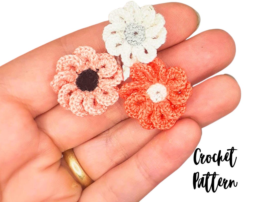 Crochet Pattern - Mini Flower- Micro Crochet Pattern. - Etsy