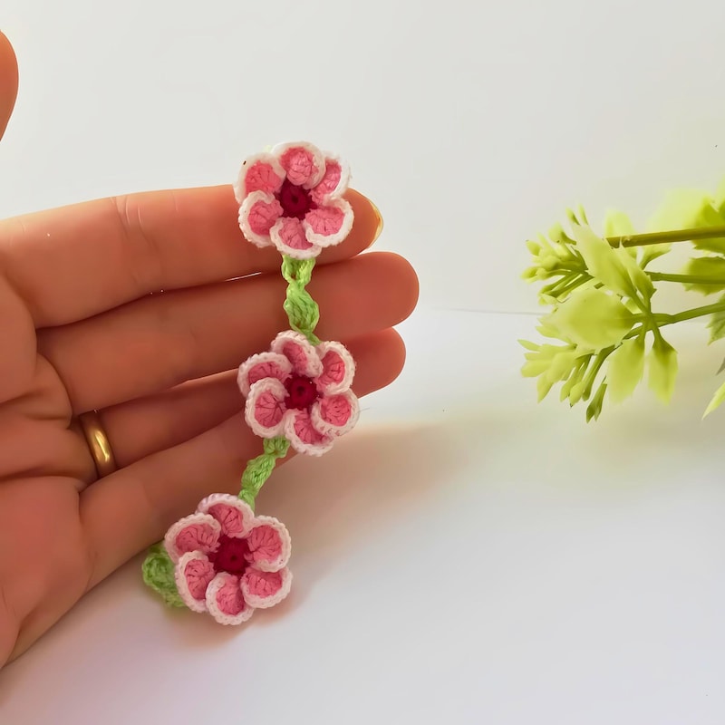 Crochet Lanyard Floral - Etsy