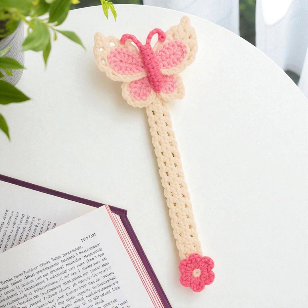 Crochet Butterfly Bookmark Pattern: Easy Beginner PDF (digital Download ...