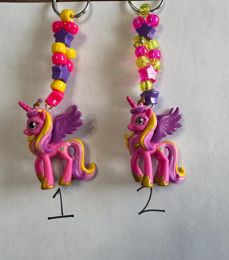 Mlp Kandi Keychains. Multiple Styles. Rave EDM EDC Rainbow PLUR ...