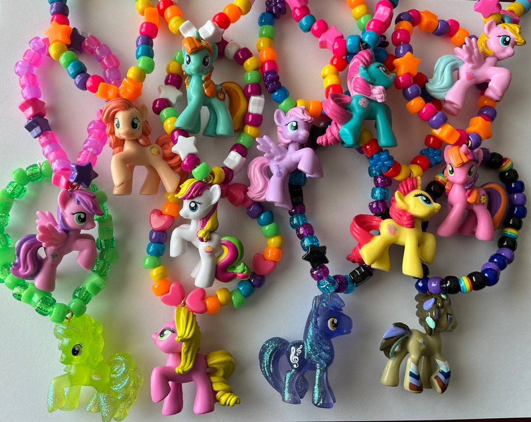 MLP Pony Kandi Bracelet: Rave Festival EDM Accessory - Buy 5 Get 1 - Etsy