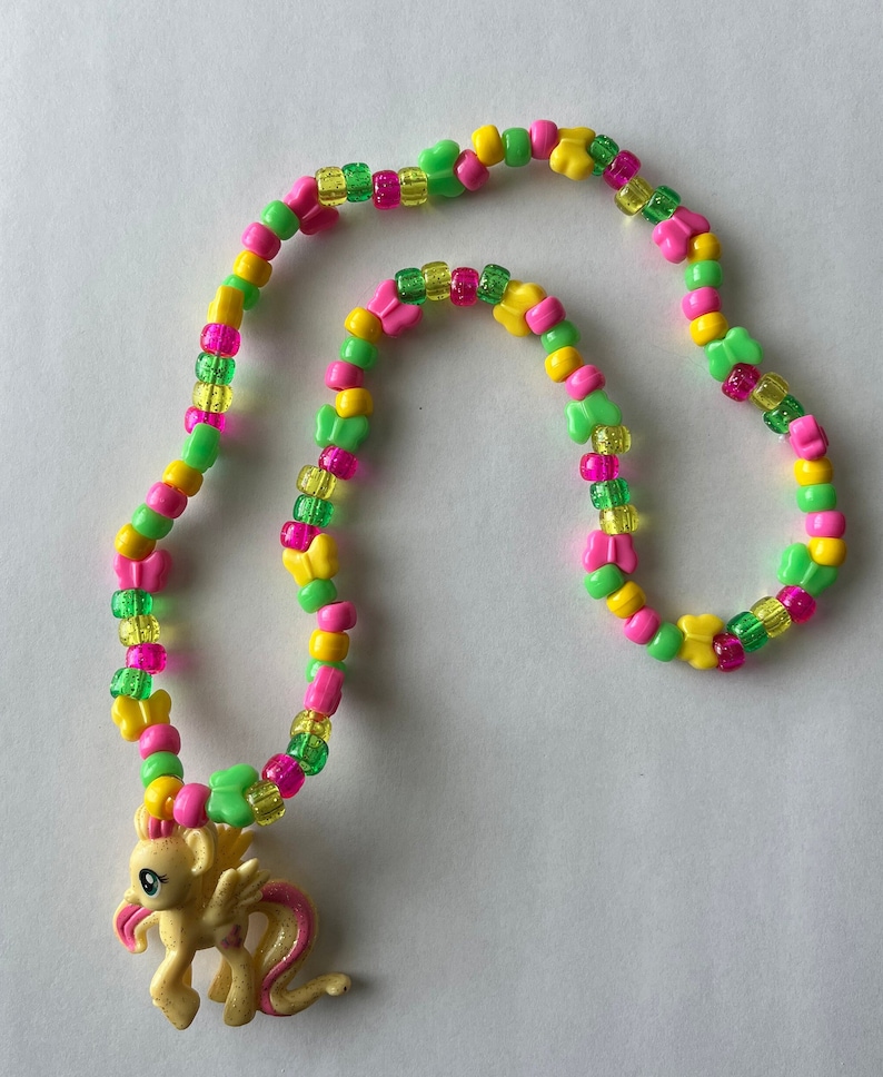 Mlp Kandi Necklace. Multiple Styles. Rave EDM EDC Rainbow PLUR - Etsy
