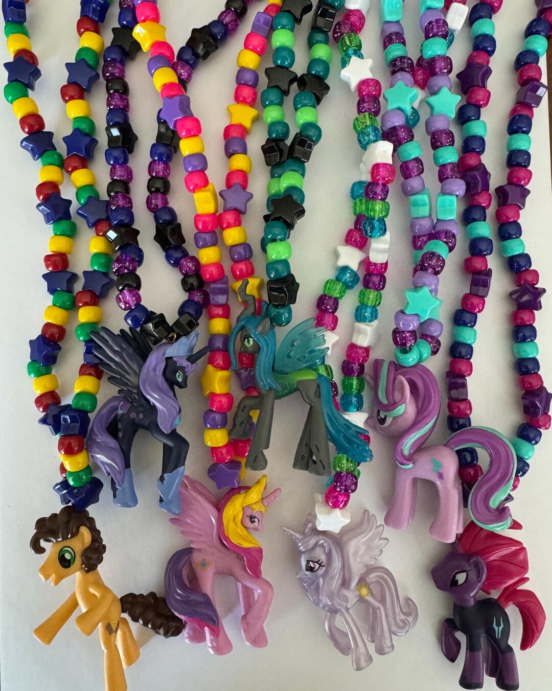 MLP Kandi Necklace: Rave Festival Pony Bead Jewelry - Etsy