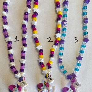 Mlp Kandi Necklaces. Multiple Styles. Rave EDM EDC Rainbow PLUR ...