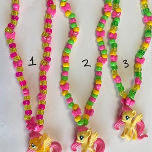 Mlp Kandi Necklaces. Multiple Styles. Rave EDM EDC Rainbow PLUR ...
