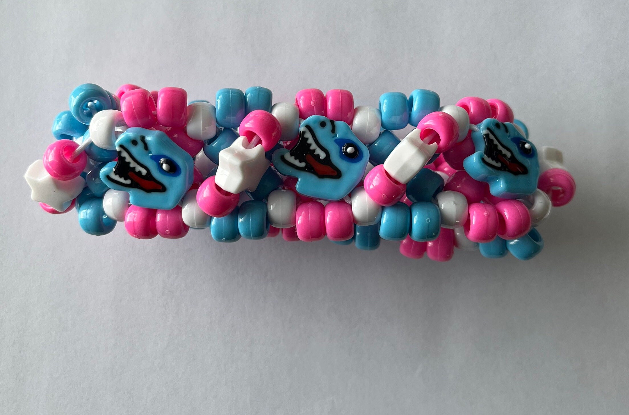 Kandi Cuff Bracelet Assorted Dinosaur Styles and Colors. Rave - Etsy