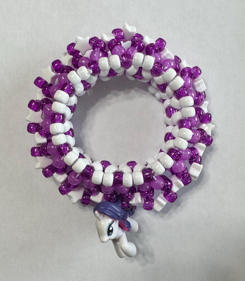 MLP Pony Kandi Cuff Bracelet: Rave Festival EDM Jewelry - Etsy