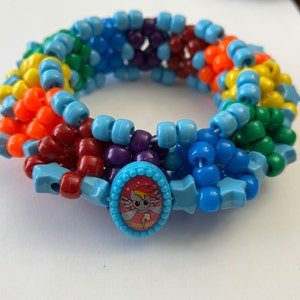 Kandi Cuff Bracelet Rainbow Assorted Styles and Colors. Rave EDM EDC ...