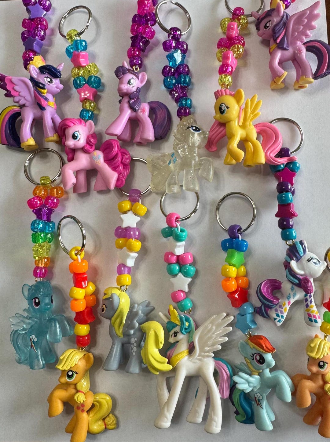 Mlp Kandi Keychains. Multiple Styles. Rave EDM EDC Rainbow PLUR ...