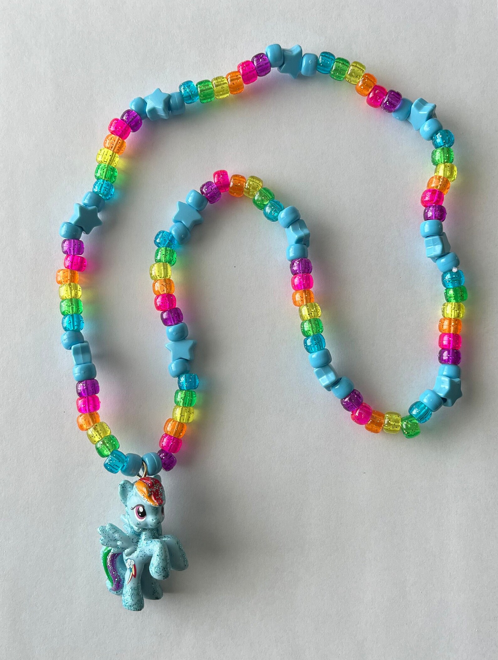Mlp Kandi Necklace. Multiple Styles. Rave EDM EDC Rainbow PLUR - Etsy