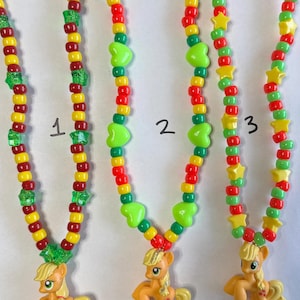 Mlp Kandi Necklaces. Multiple Styles. Rave EDM EDC Rainbow PLUR ...