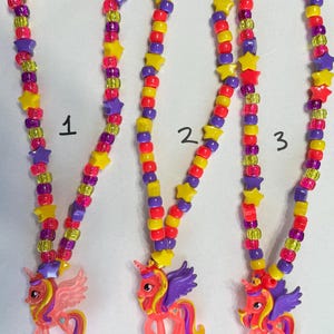 Mlp Kandi Necklaces. Multiple Styles. Rave EDM EDC Rainbow PLUR ...