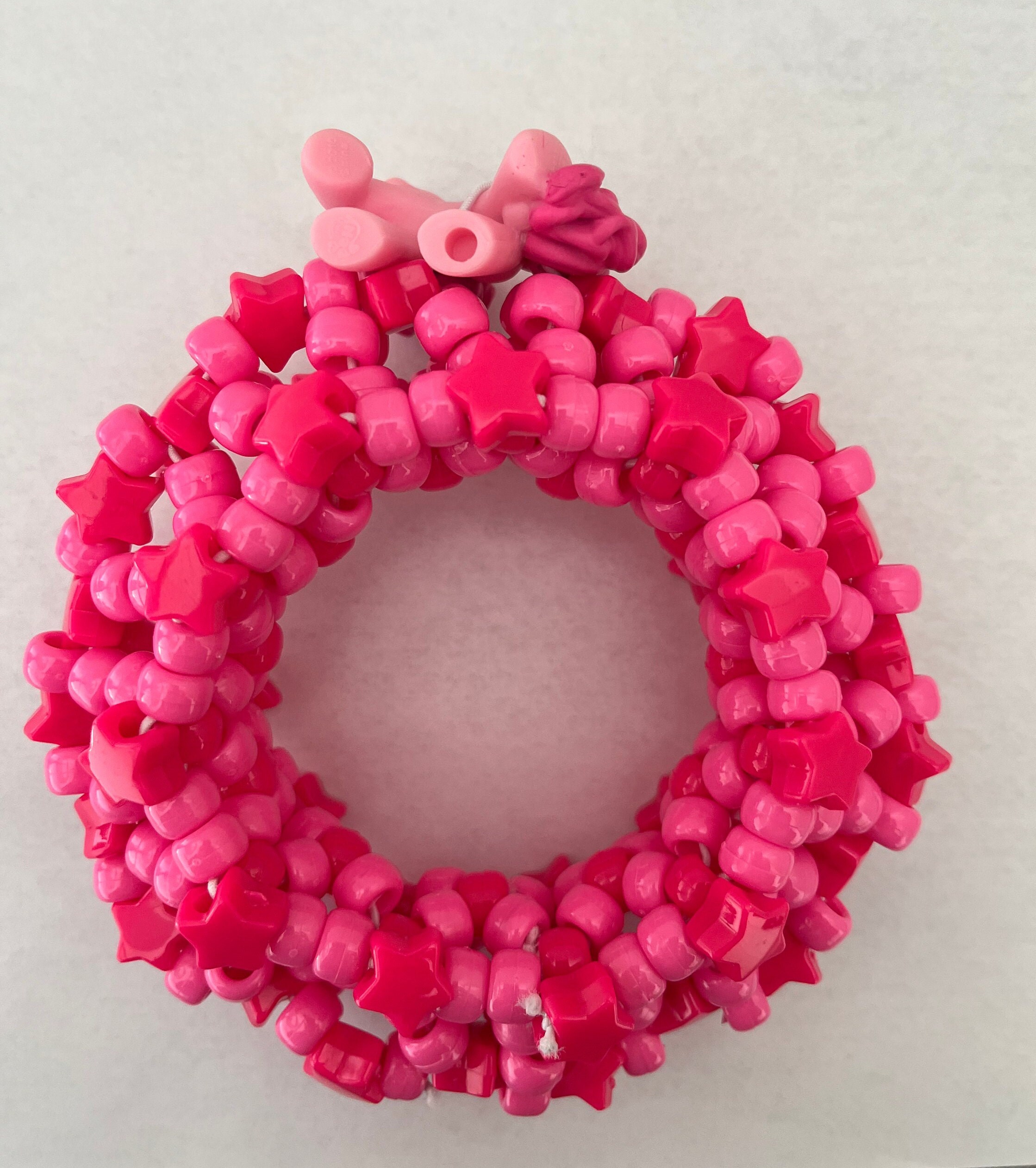 Mlp Pink Party Pony Kandi Cuff Bracelet. Rave EDM EDC Rainbow - Etsy