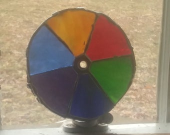 Stained Glass Color Wheel - Etsy