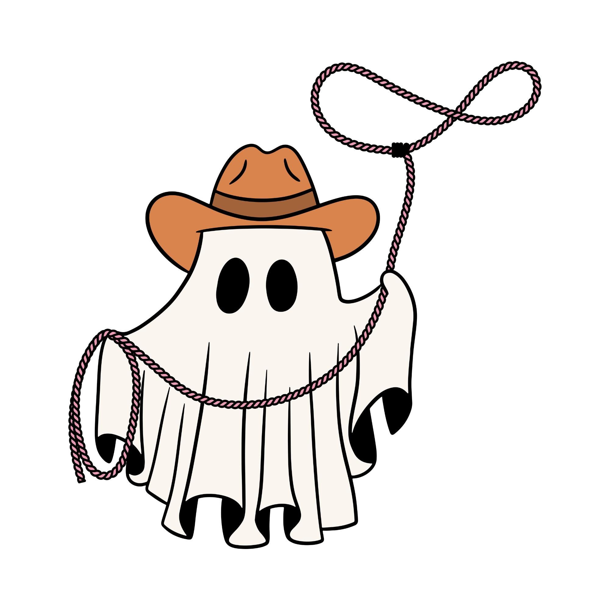 Cowboy Ghosts SVG Bundle cute Cowboy Ghost Halloweenspooky Season ...