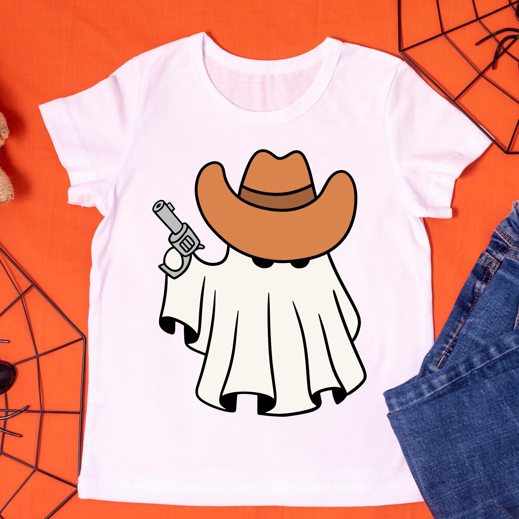 Cowboy Ghosts SVG Bundle cute Cowboy Ghost Halloweenspooky Season ...