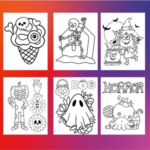 Halloween Coloring Pages for Kids Kawaii Coloring Pages Cute Ghost ...