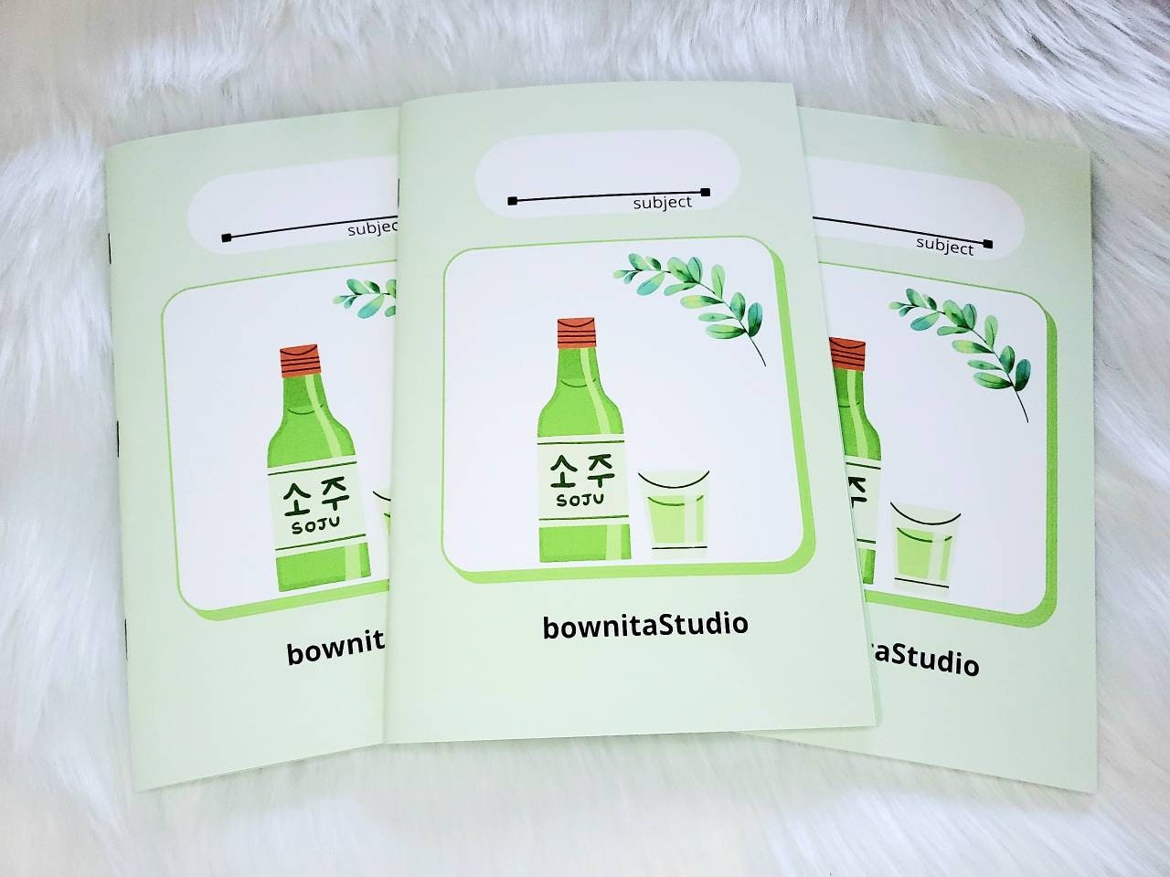 Handmad Soju Design Notepad/ Korean Soju Inspired Stationery/ - Etsy